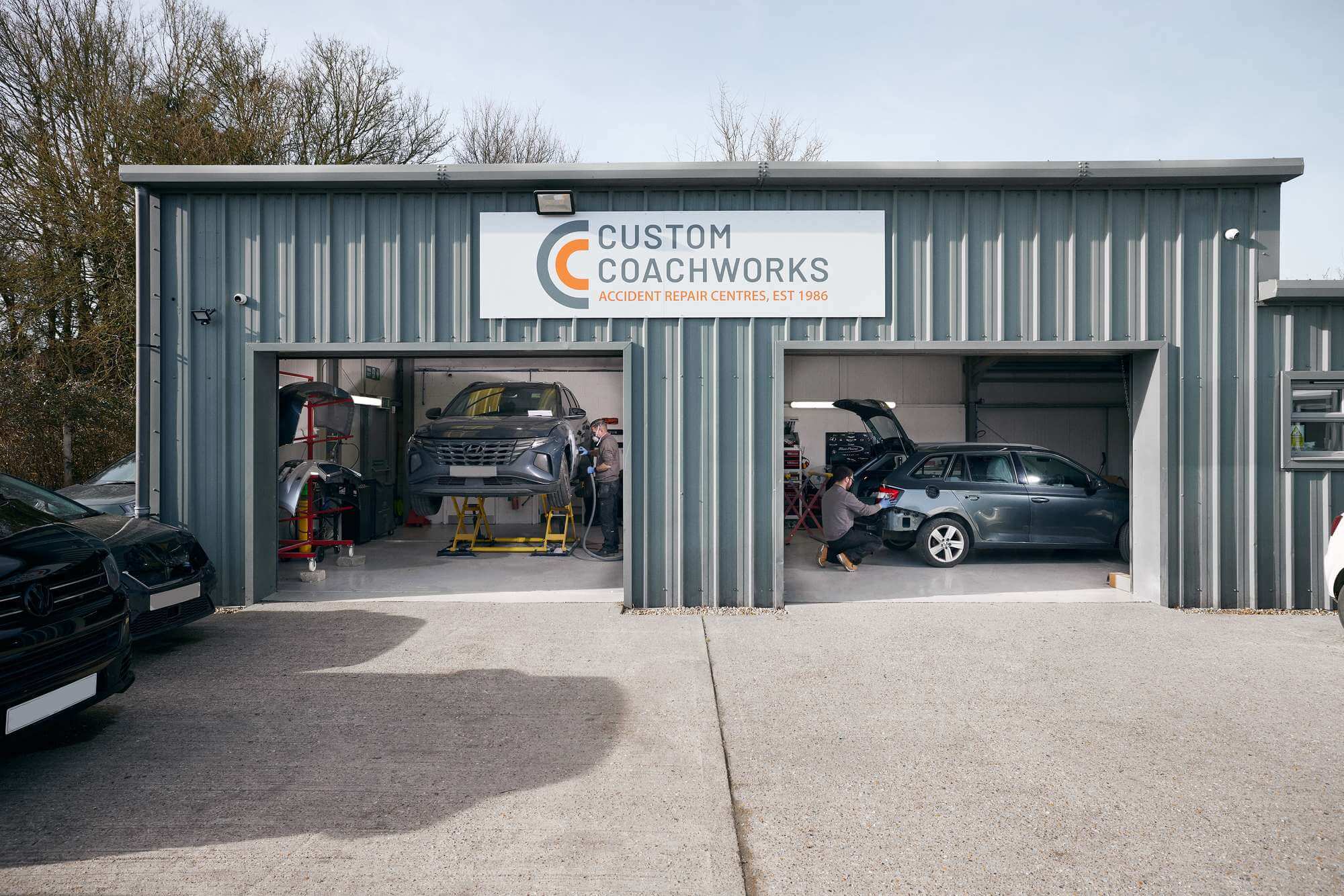 Find Us | Custom Coachworks | Vehicle Damage Repairs in Sussex