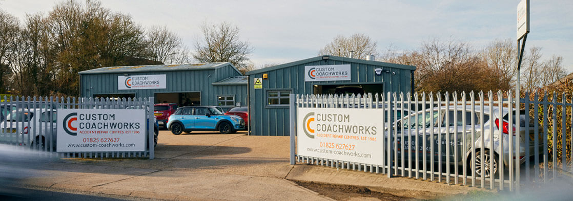 Find Us | Custom Coachworks | Vehicle Damage Repairs in Sussex